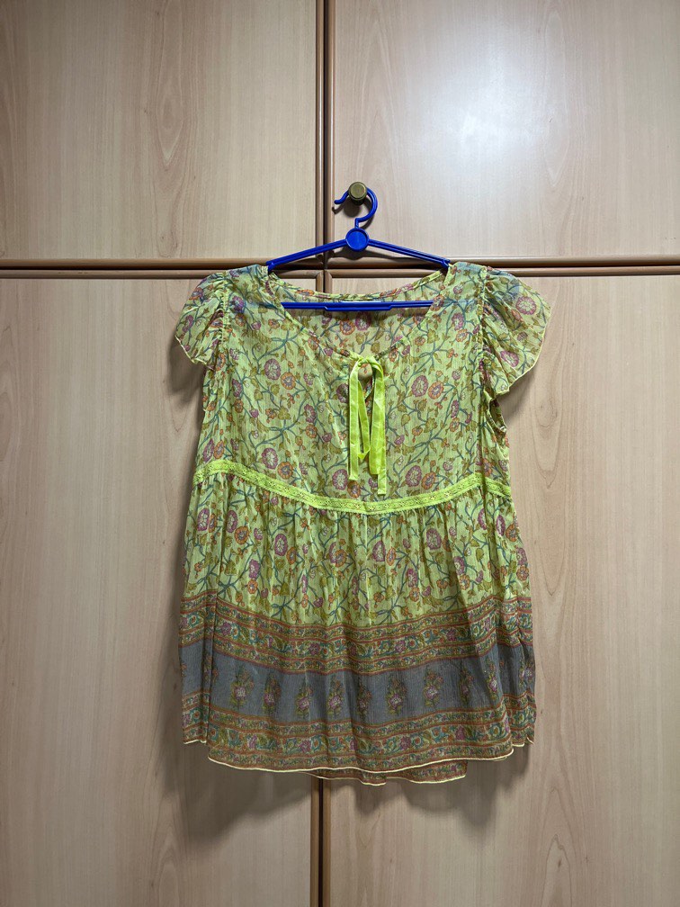 Thrifted Fairycore Top, Women's Fashion, Tops, Other Tops on Carousell