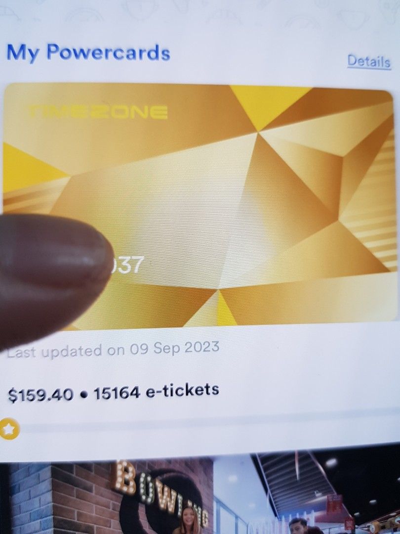 Timezone Gold Card, Tickets & Vouchers, Store Credits on Carousell