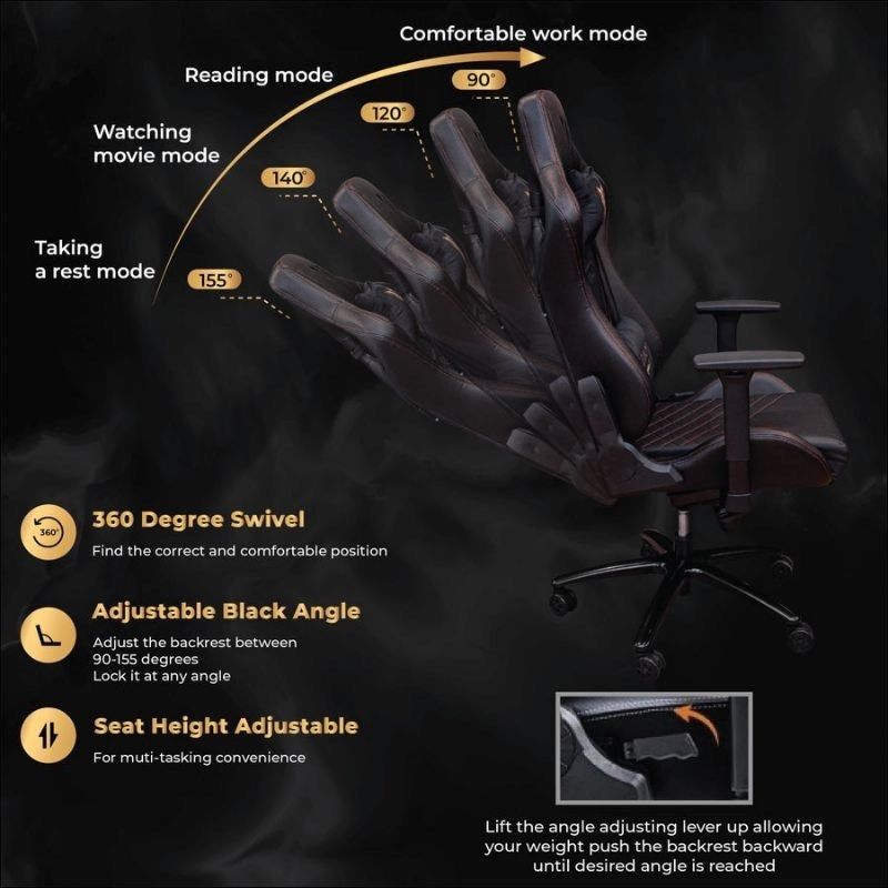 TOMAZ BLAZE X PRO GAMING CHAIR, Furniture & Home Living, Furniture ...