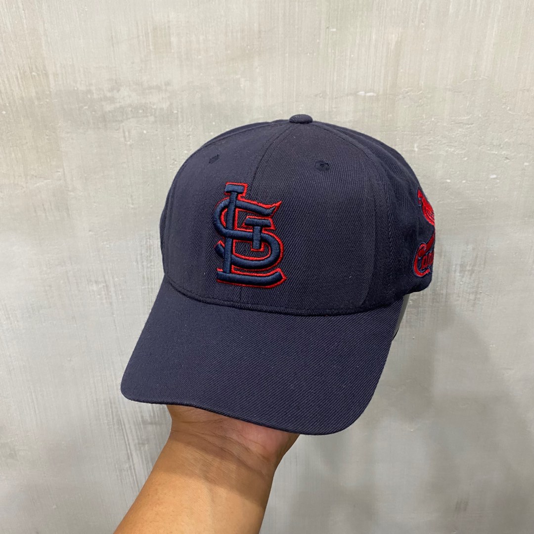 Topi Mlb Cardinals, Fesyen Pria, Aksesoris, Topi di Carousell
