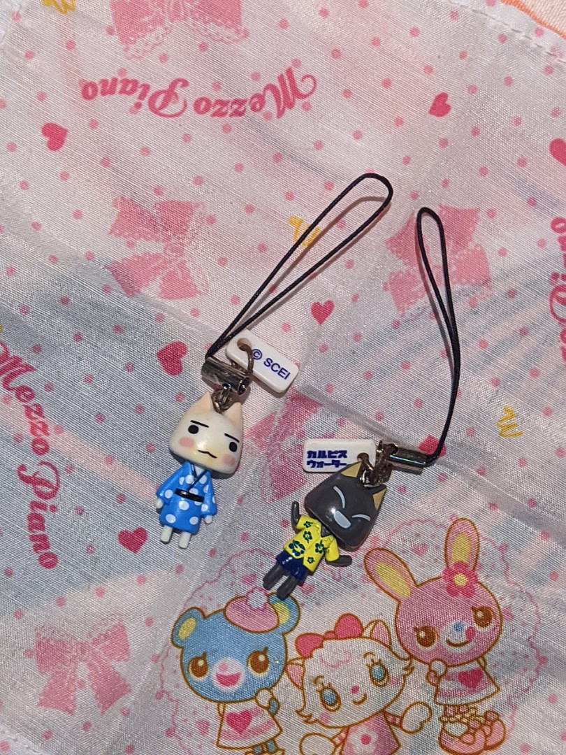 Toro Inoue & Kuro Phone Charms | Doko Demo Issyo, Hobbies & Toys ...
