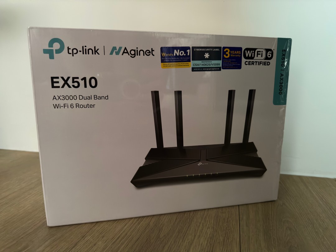 TP-Link EX510 Dual Band Wi-Fi 6 Router, Computers & Tech, Parts ...