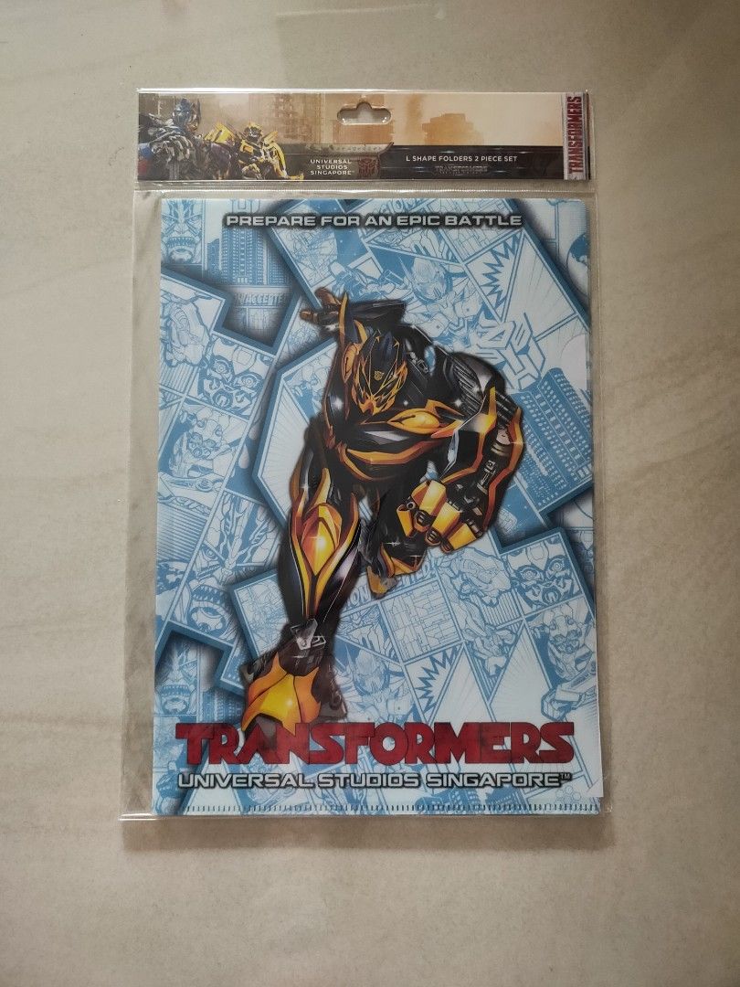 Transformers A4 Folder - 2 per set, Hobbies & Toys, Stationery & Craft ...