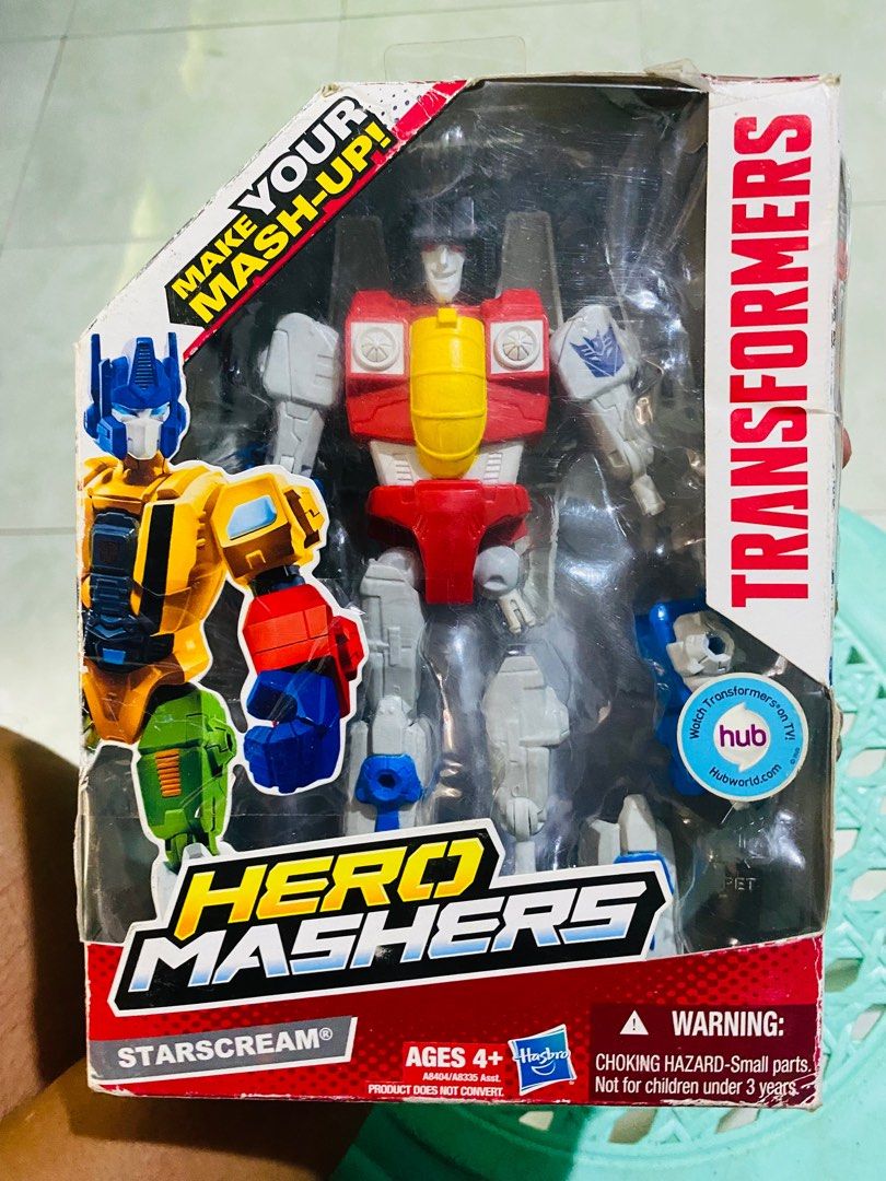 Transformers Hero Mashers Starscream, Hobbies & Toys, Toys & Games on ...