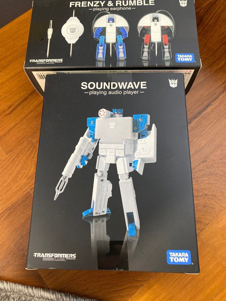 Transformers music label Soundwave and Frenzy Rumble, Hobbies & Toys ...