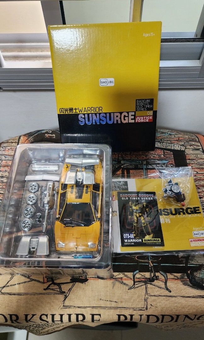 Transformers Sunstreaker (BadCube Sun Surge), Hobbies & Toys, Toys ...
