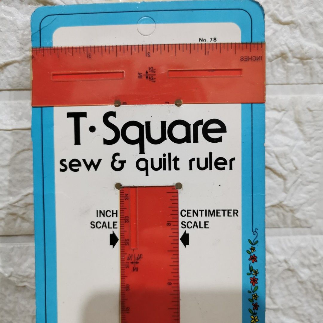 T-square sew and quilt ruler, Hobbies & Toys, Stationary & Craft, Craft ...