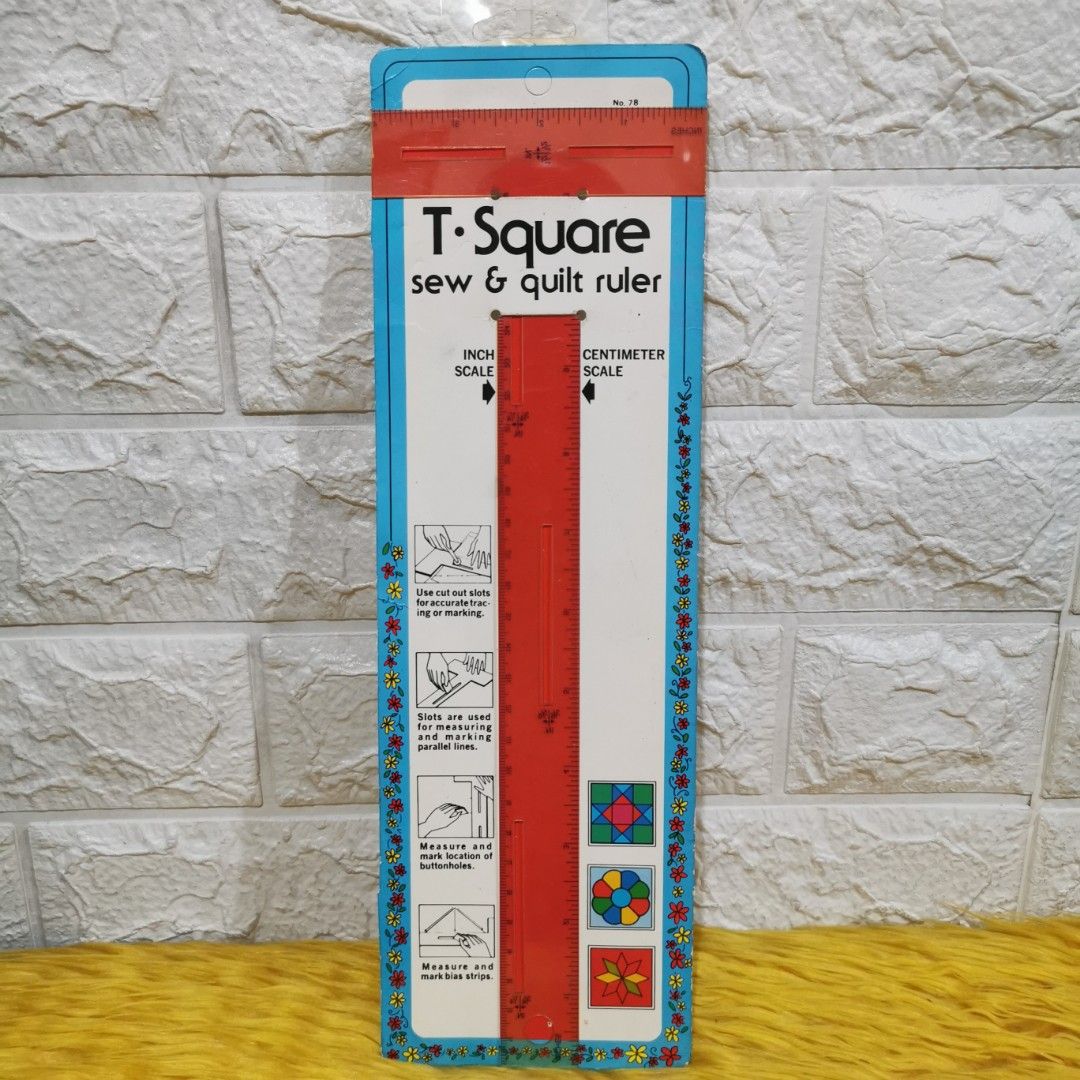 T-square sew and quilt ruler, Hobbies & Toys, Stationary & Craft, Craft ...