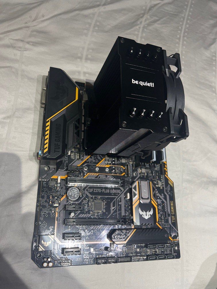 TUF Gaming Z370 MB with Intel Core i5-8600K CPU and 2x16GB G Skill Trident Z Neo RGB DDR4 ...