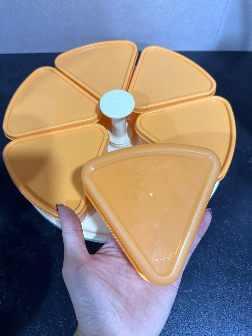 Tupperware On Lazy Susan, Furniture & Home Living, Kitchenware ...