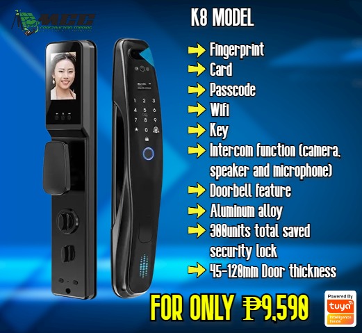 TUYA Smartlock Fingerprint Door Lock, Furniture & Home Living, Security & Locks, Locks, Doors ...