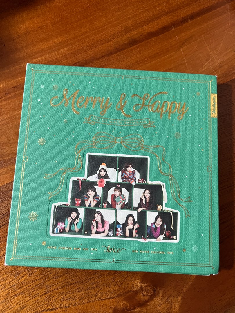 TWICE- Merry & Happy Album, Hobbies & Toys, Memorabilia & Collectibles ...