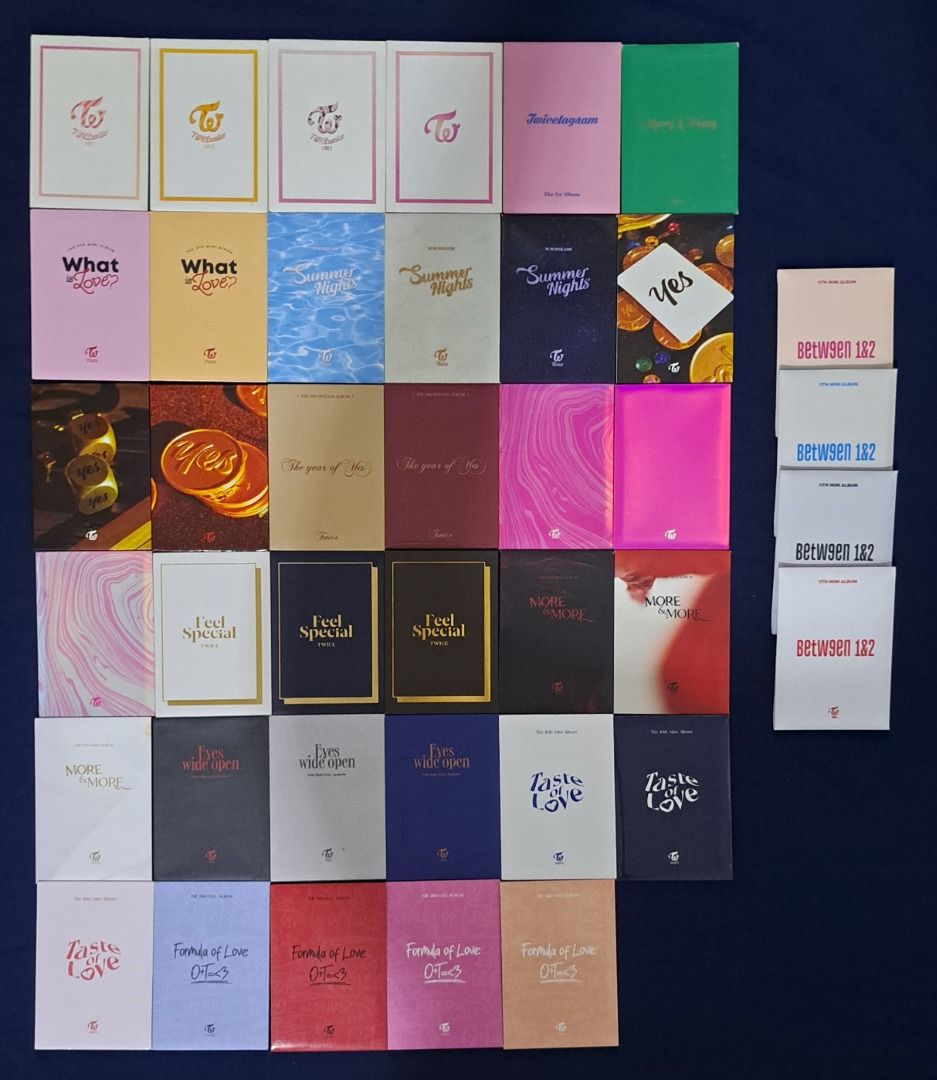 TWICE POB COMPLETE SET, Hobbies & Toys, Memorabilia & Collectibles, K ...