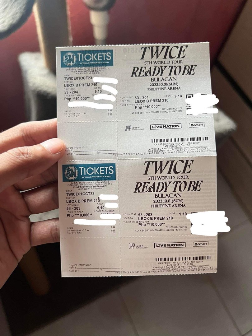 Twice Tickets - Day 2, Tickets & Vouchers, Event Tickets on Carousell