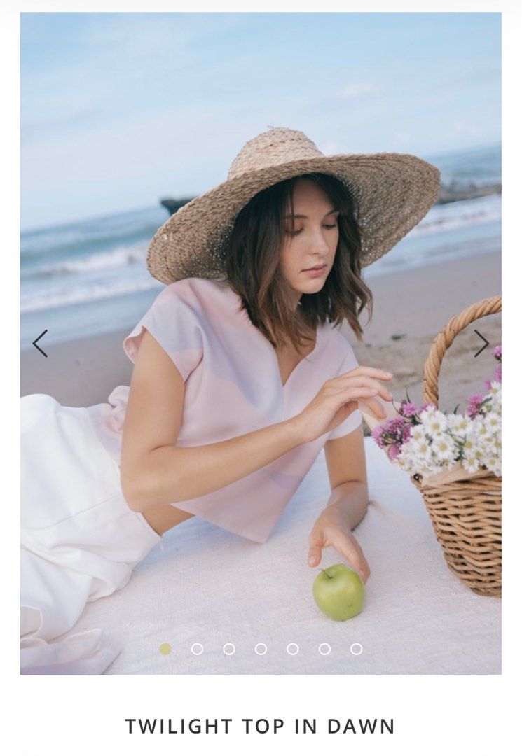 TWILIGHT TOP IN DAWN, Women's Fashion, Tops, Blouses on Carousell