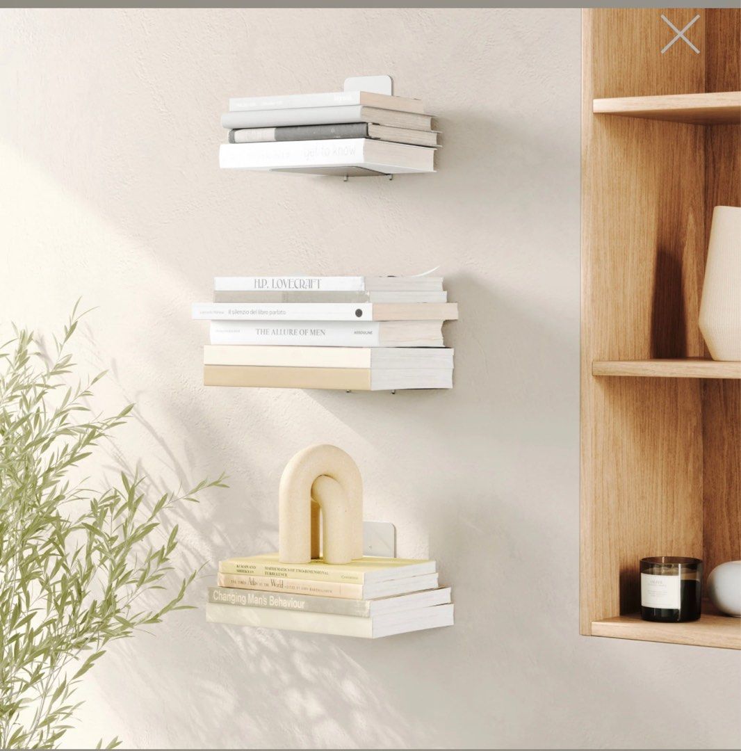 Umbra Conceal Floating Invisible Shelves, Furniture & Home Living ...