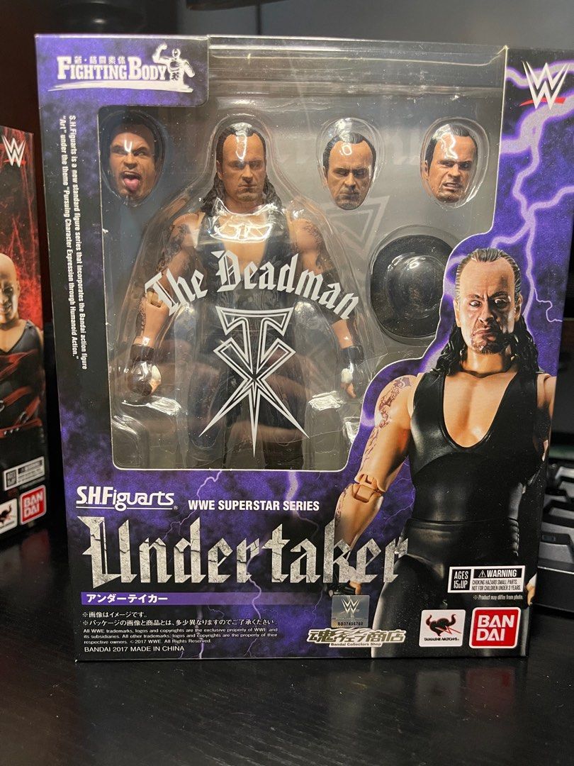 Undertaker SHF ( Bandai ) WWE Superstars series, Hobbies & Toys, Toys ...