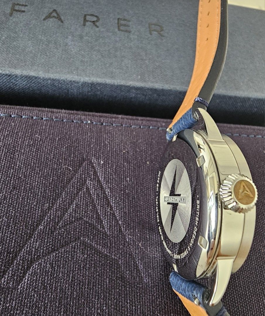 Unique Deep Green Farer Cayley Verde Swiss Made Pilot Watch, Men's ...