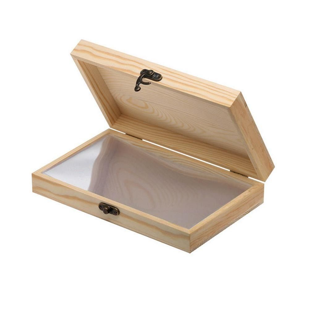 Universal Wooden Banknote Coin Paper Money Storage Box Commemorative ...