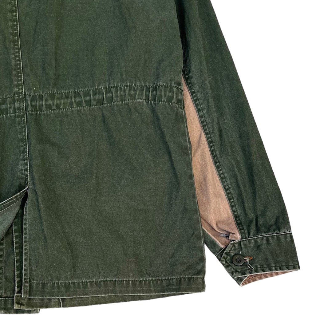 Unlabled - Olive Green Military-esque Jacket, Men's Fashion, Coats ...