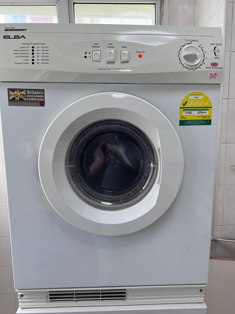 Used ELBA EBD 602S Dryer, TV & Home Appliances, Washing Machines and ...