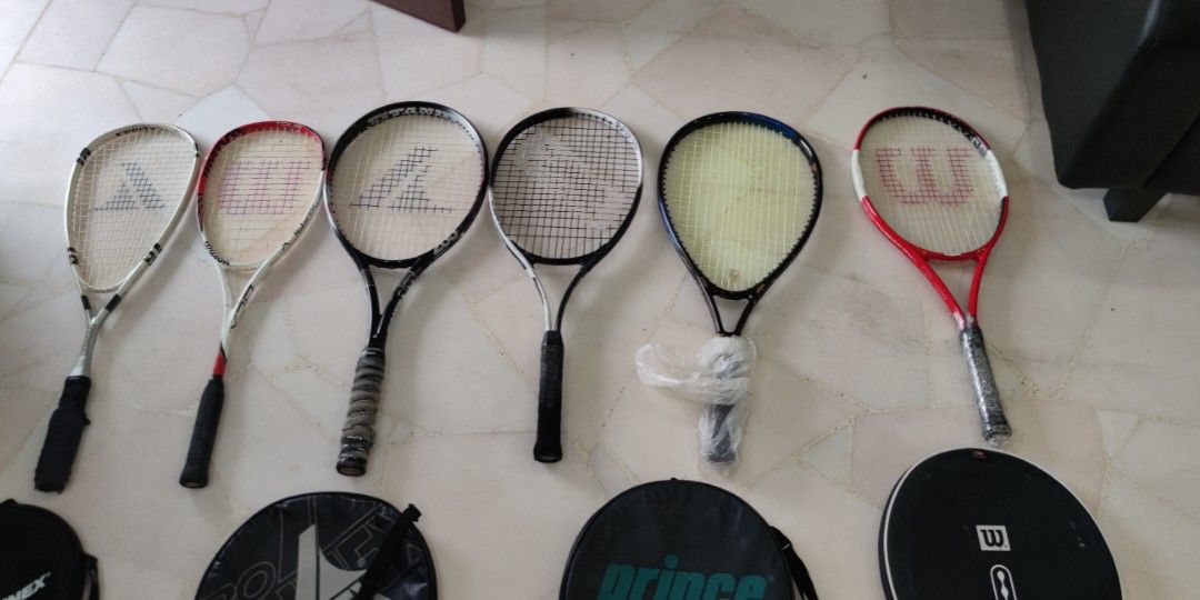Used rackets for tennis and squash, Sports Equipment, Sports & Games ...