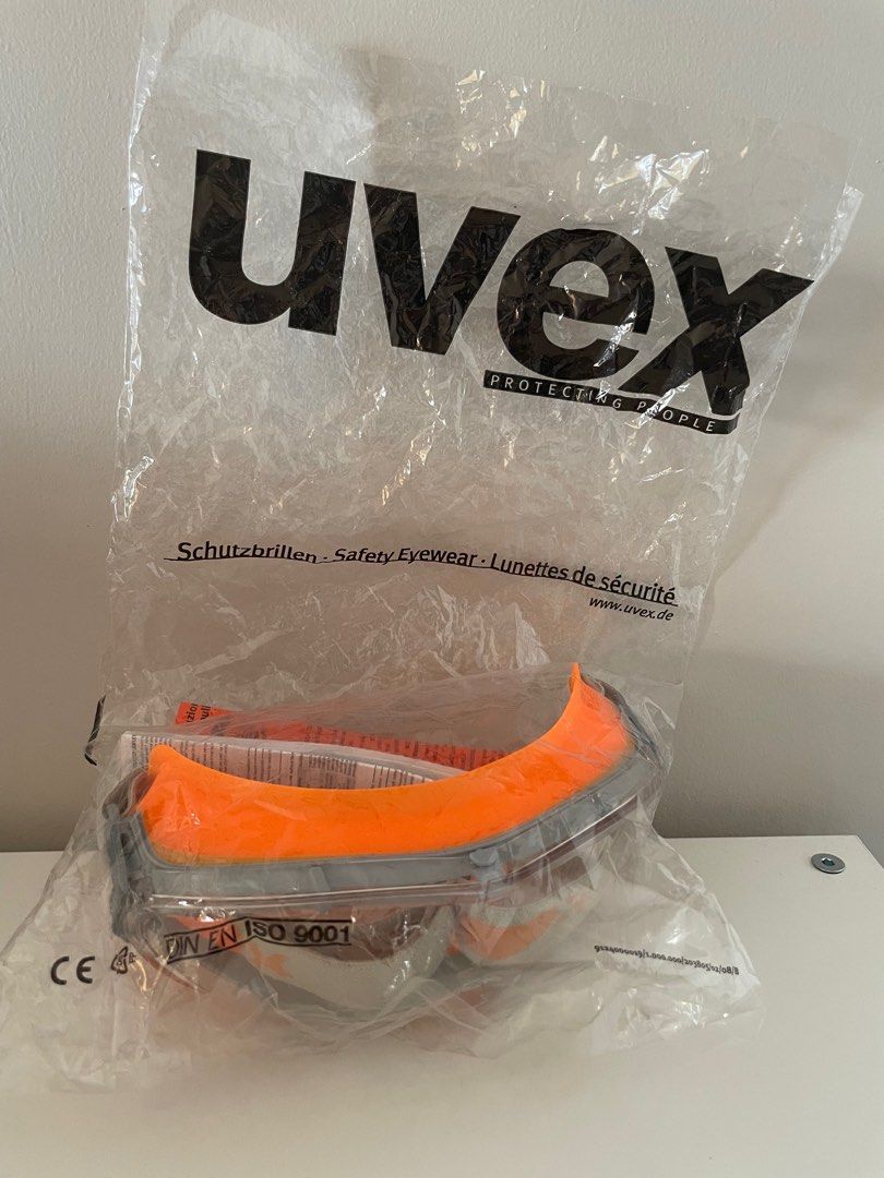 UVEX Safety Goggles Glasses, Men's Fashion, Watches & Accessories ...