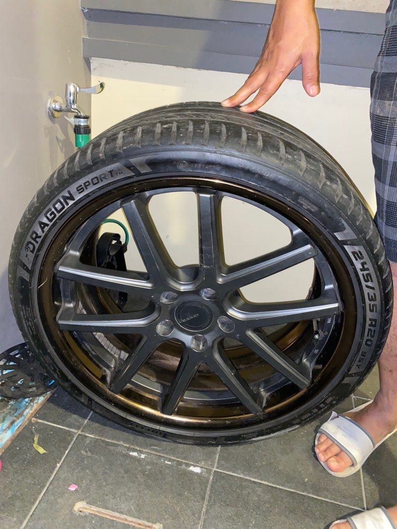 Velg Gnosis Ring 20 Dual Tone (set dengan ban), Aksesoris Mobil di ...