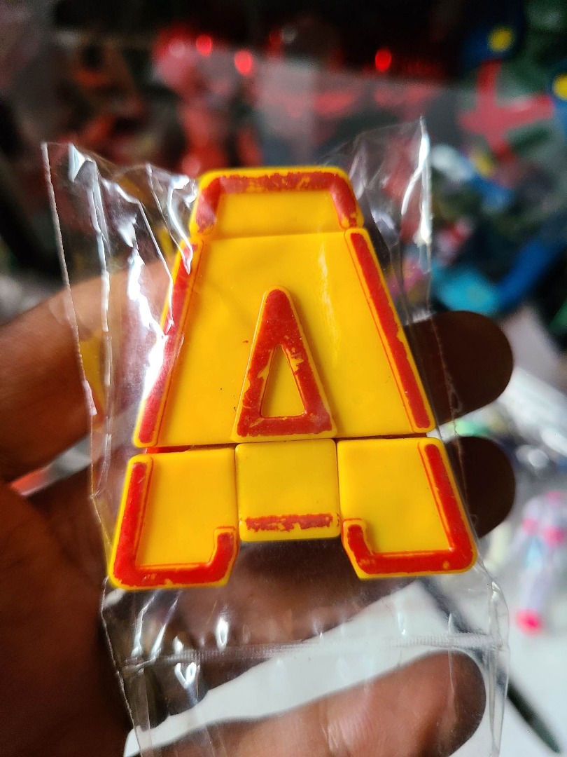 Vintage Alpha bots ( Letrabots) A, Hobbies & Toys, Toys & Games on ...