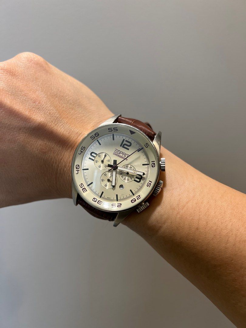 Vintage Esprit Chronograph Watch, Men's Fashion, Watches & Accessories ...