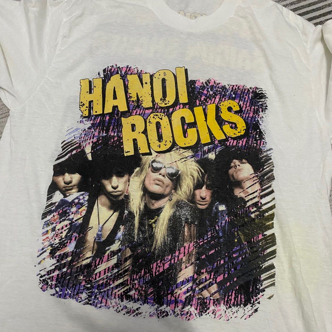 vintage hanoi rock, Men's Fashion, Tops & Sets, Tshirts & Polo Shirts ...