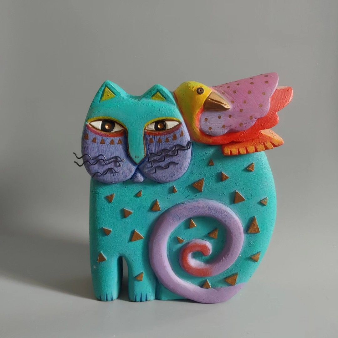 Vintage Laurel Burch Cat Figurine, Hobbies & Toys, Memorabilia ...