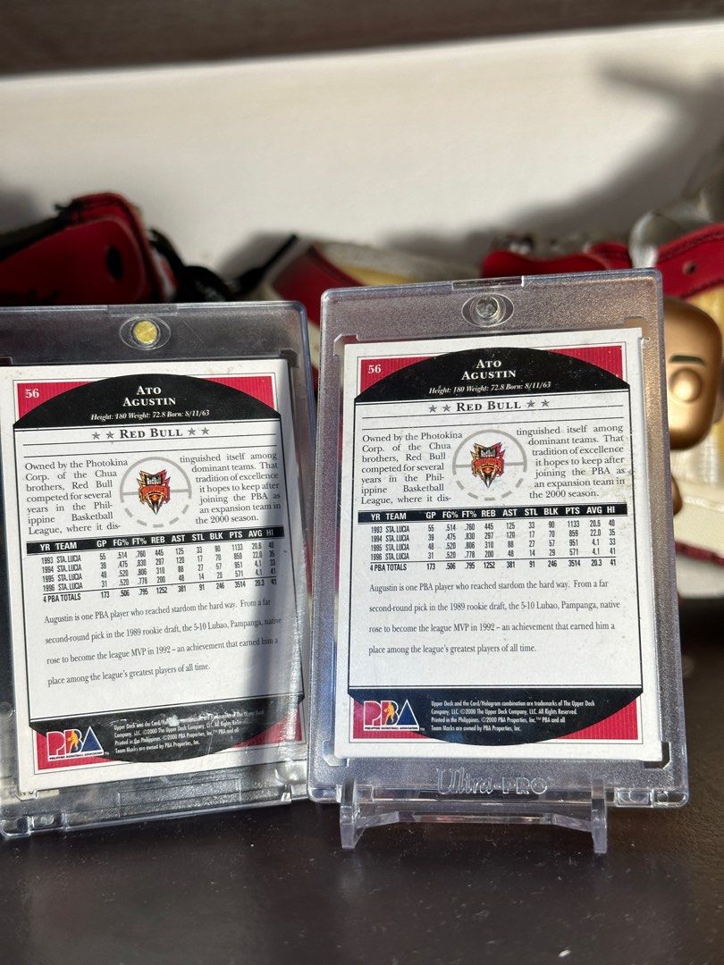 Vintage PBA Cards - Ato Agustin Base Card 2000-2001 Upper Deck Victory ...