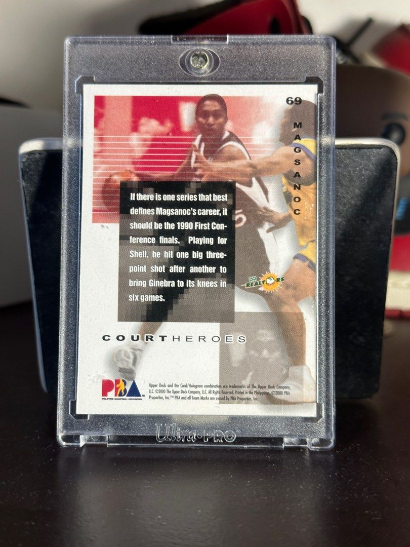 Vintage PBA Cards - Court Heroes Ronnie Magsanoc 2000-2001 Upper Deck ...