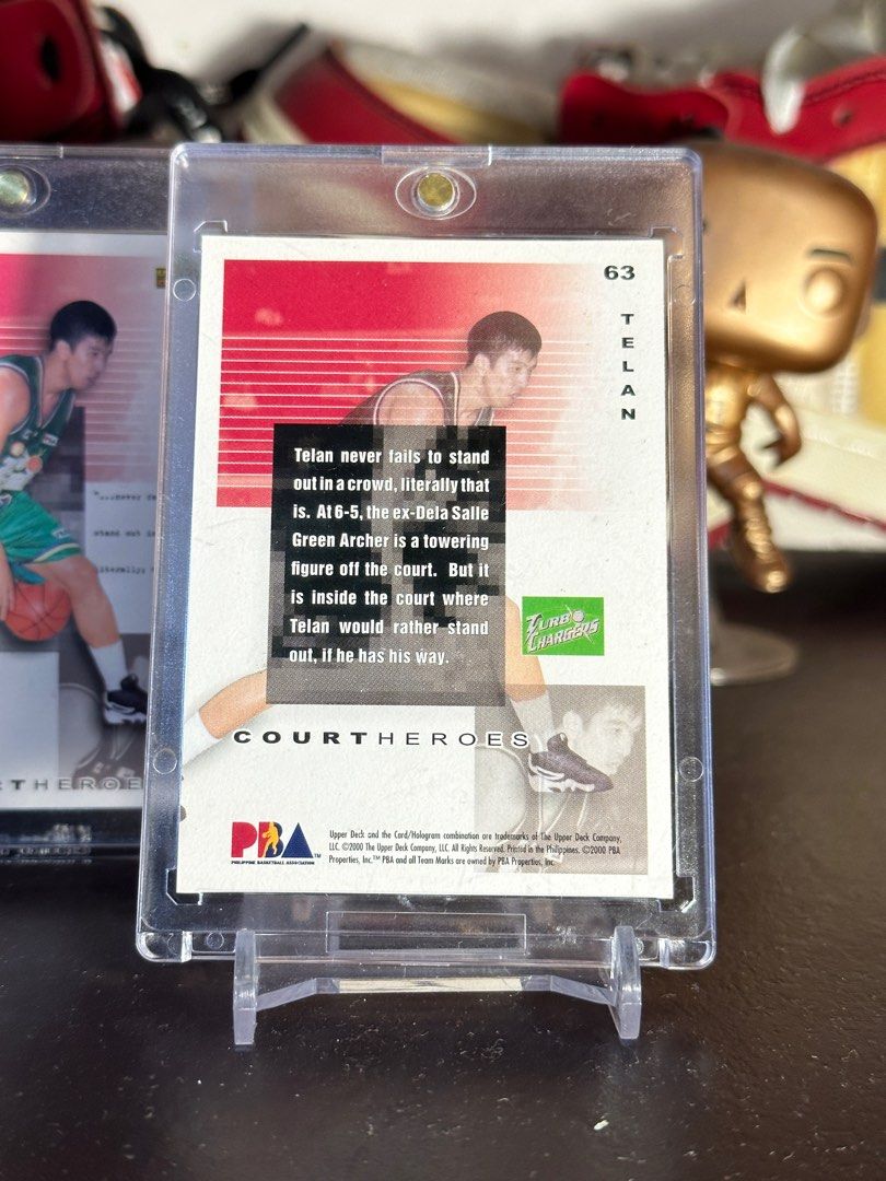 Vintage PBA Cards - Court Heroes Mark Telan 2000-2001 Upper Deck ...