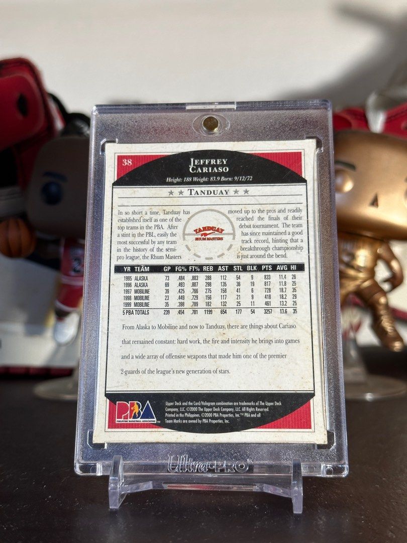 Vintage PBA Cards - Jeffrey Cariaso Base Card 2000-2001 Upper Deck ...