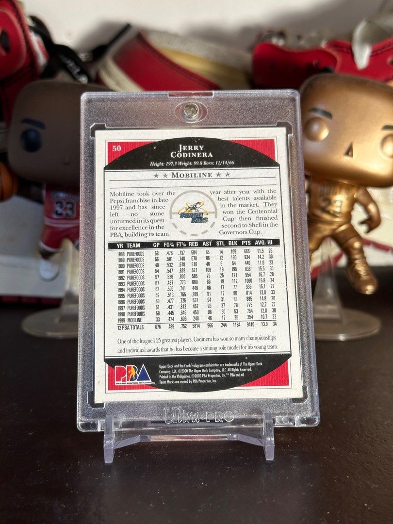 Vintage PBA Cards - Jerry Codinera Base Card 2000-2001 Upper Deck ...