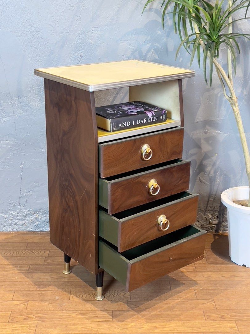 Vintage style side drawer, Furniture & Home Living, Furniture, Shelves ...