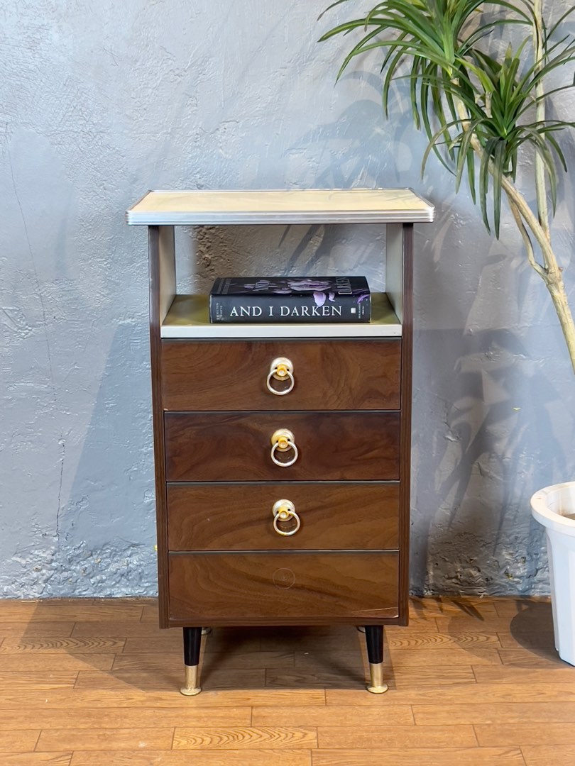 Vintage style side drawer, Furniture & Home Living, Furniture, Shelves ...