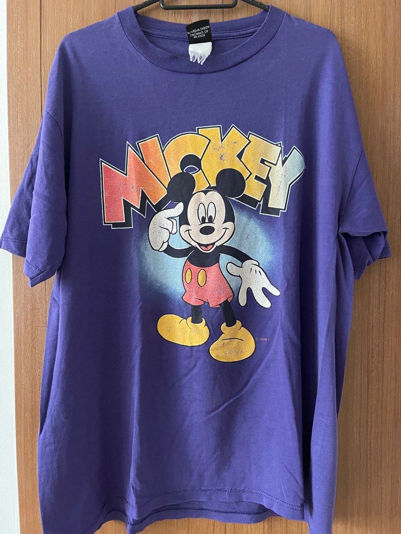 Vintage Tag Mickey Mouse Shirt, Men's Fashion, Tops & Sets, Tshirts ...