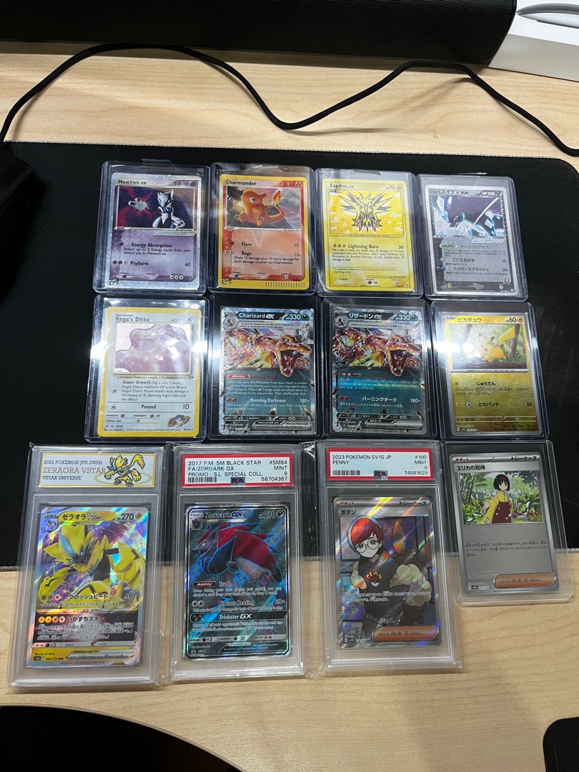VINTAGE WOTC PSA Pokemon Cards PENNY ZOROARK MEWTWO ZAPDOS CHARIZARD ...