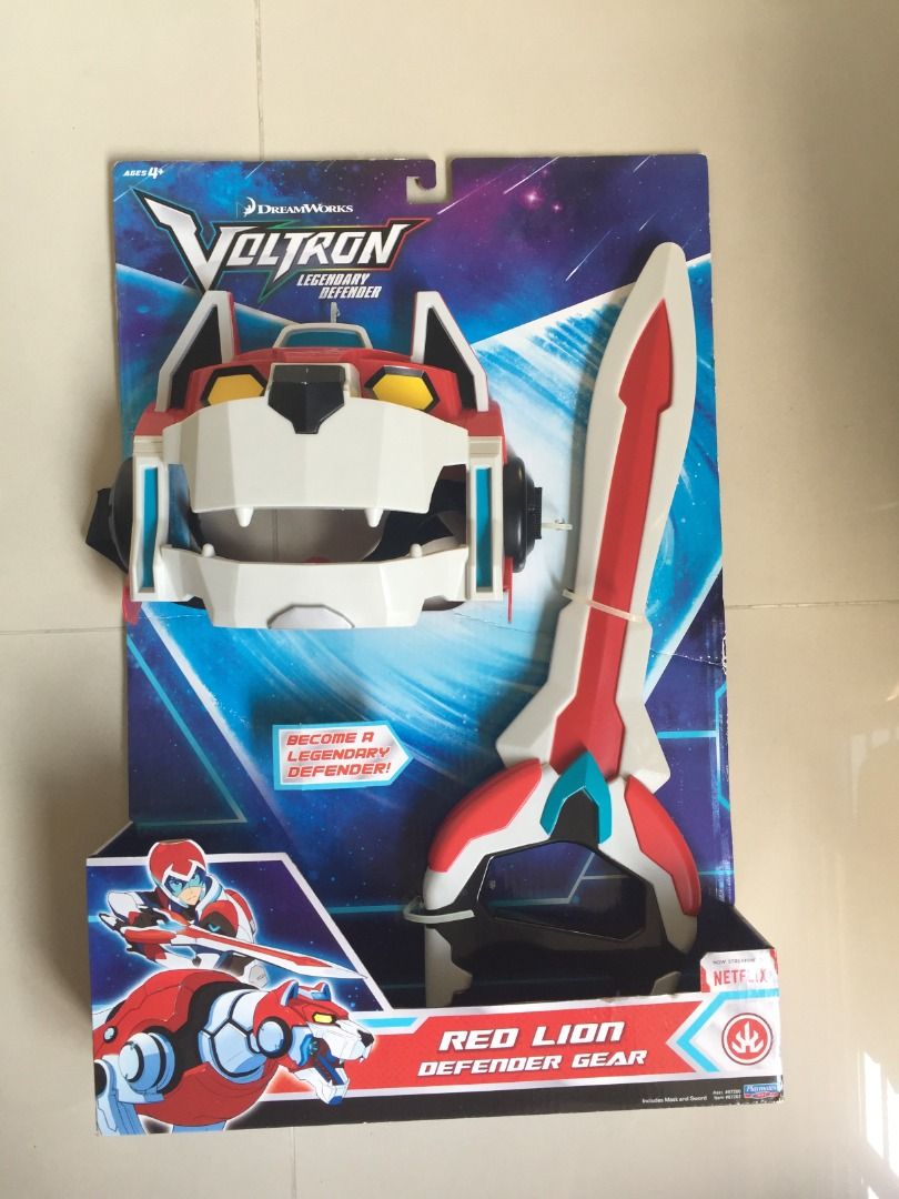 Voltron Gear Legendary Defender Mask Sword Red Lion Toddler Kids ...