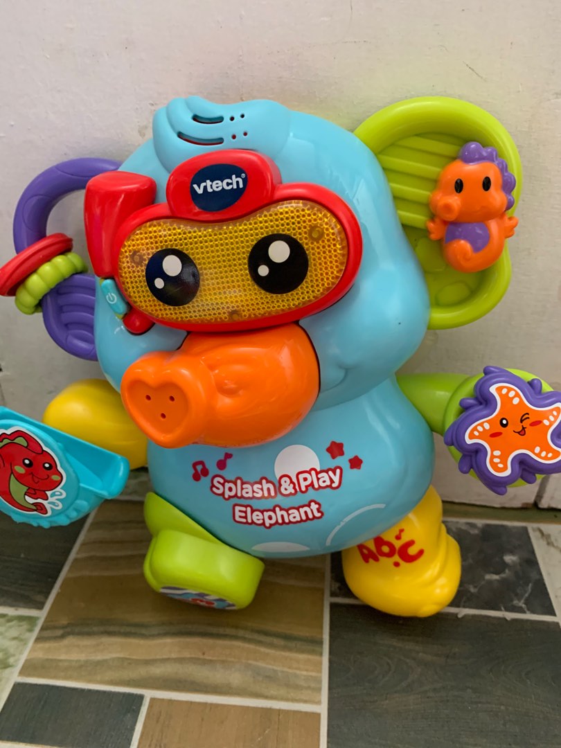 Vtech Splash & Play Elephant, Hobbies & Toys, Toys & Games on Carousell