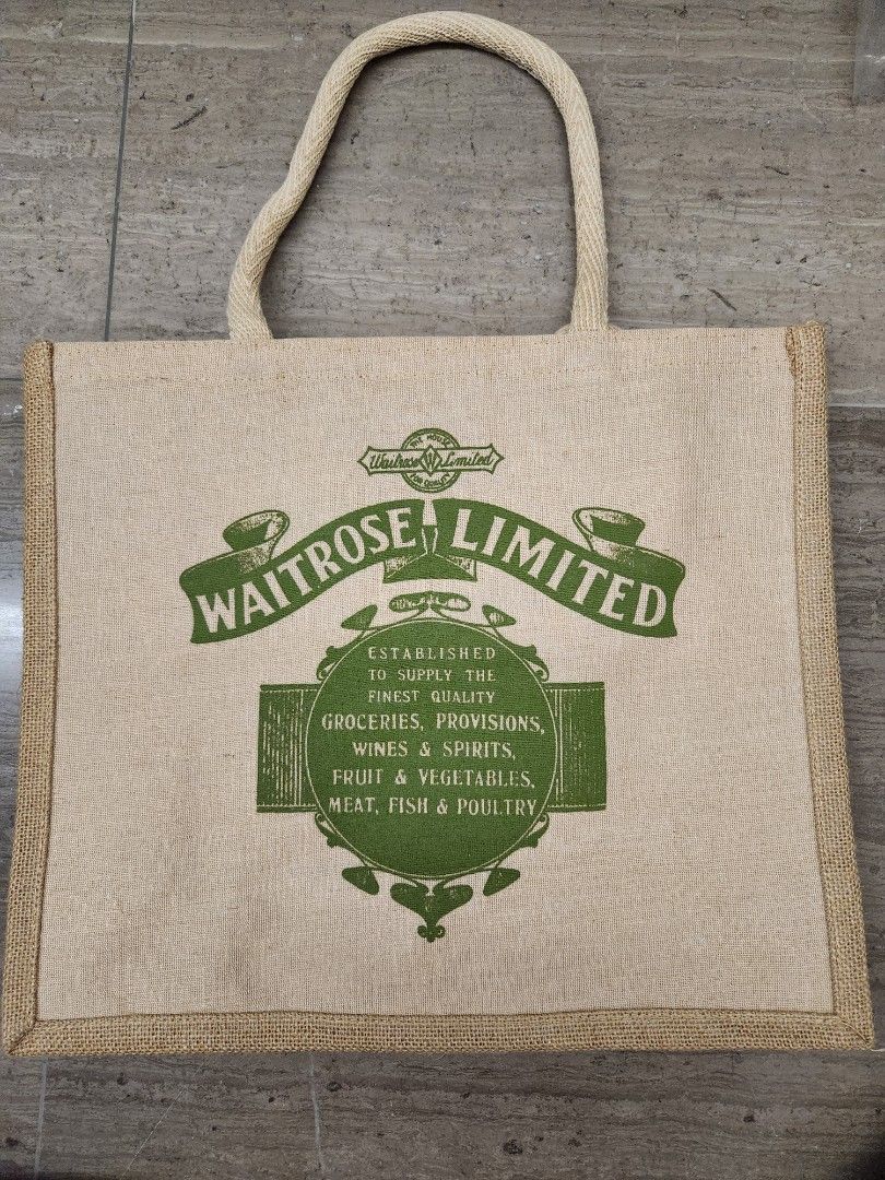 Waitrose, M&S recyclable bags, Women's Fashion, Bags & Wallets, Tote ...