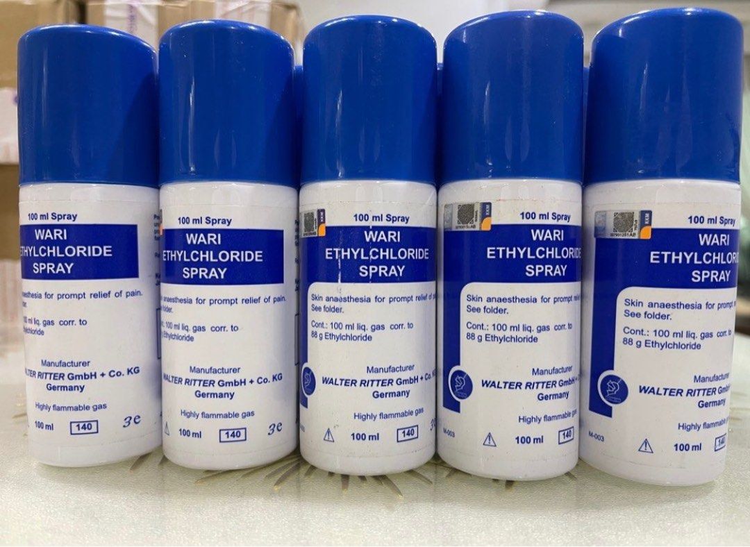 Wari Ethylchloride Spray 100ml, Health & Nutrition, Medical Supplies ...