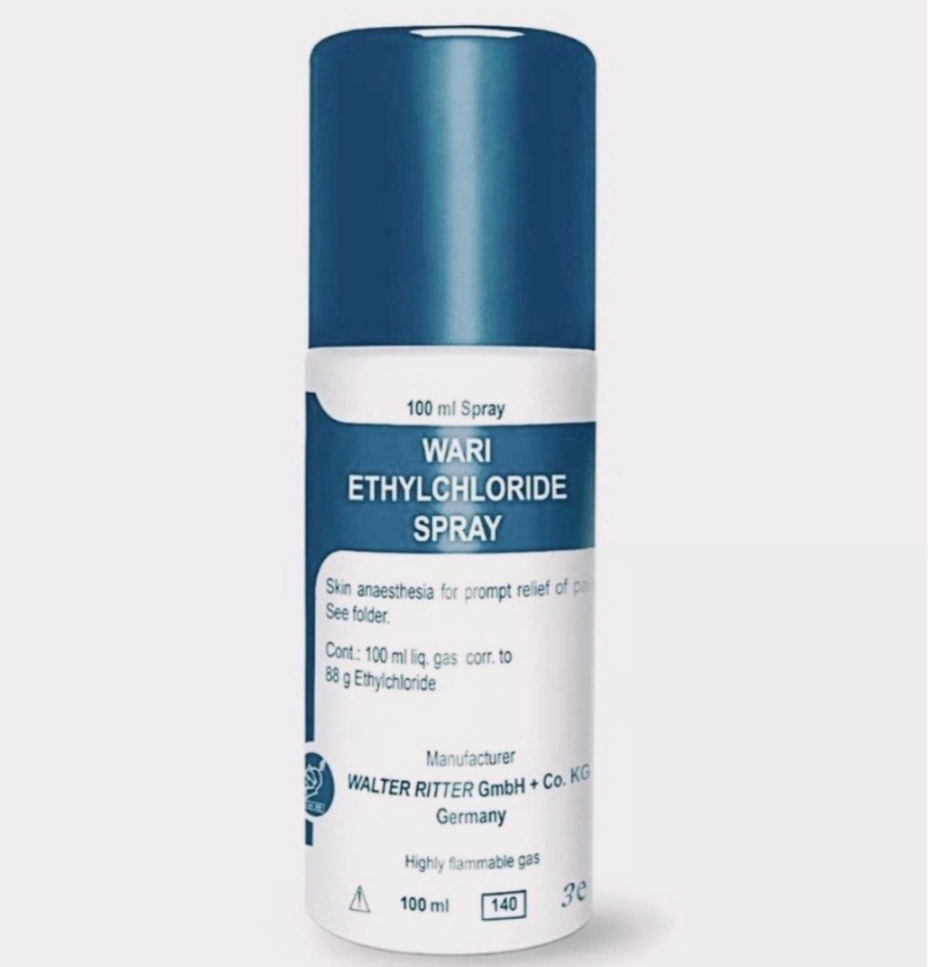 Wari Ethylchloride Spray 100ml, Health & Nutrition, Medical Supplies ...