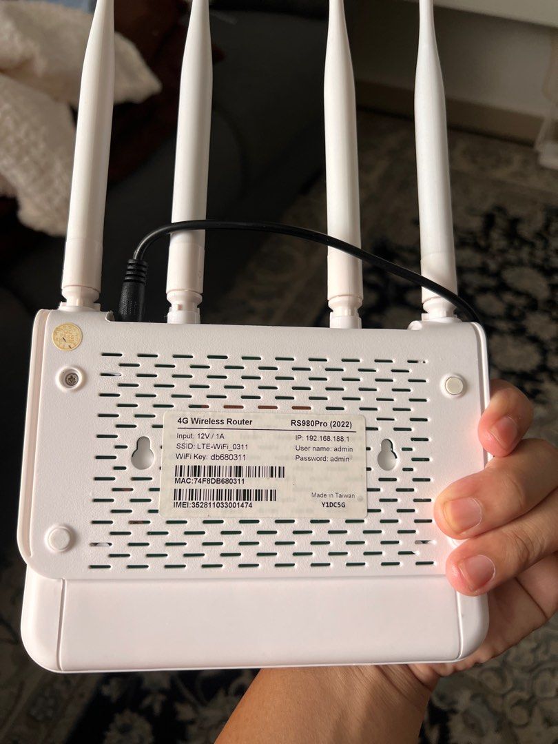 Wifi router telco sim card, Computers & Tech, Parts & Accessories ...