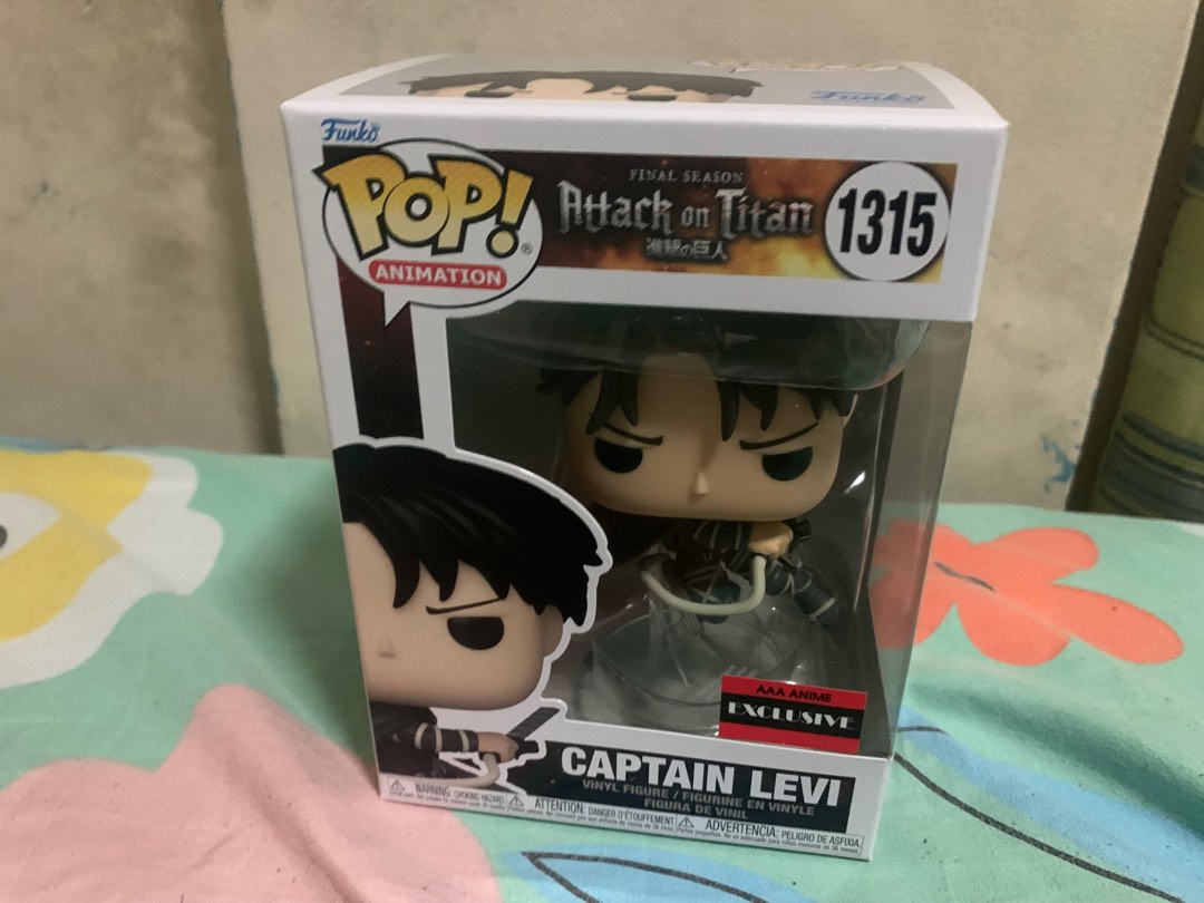 (WITH FREEBIE) CAPTAIN LEVI 1315 FUNKO, Hobbies & Toys, Toys & Games on ...