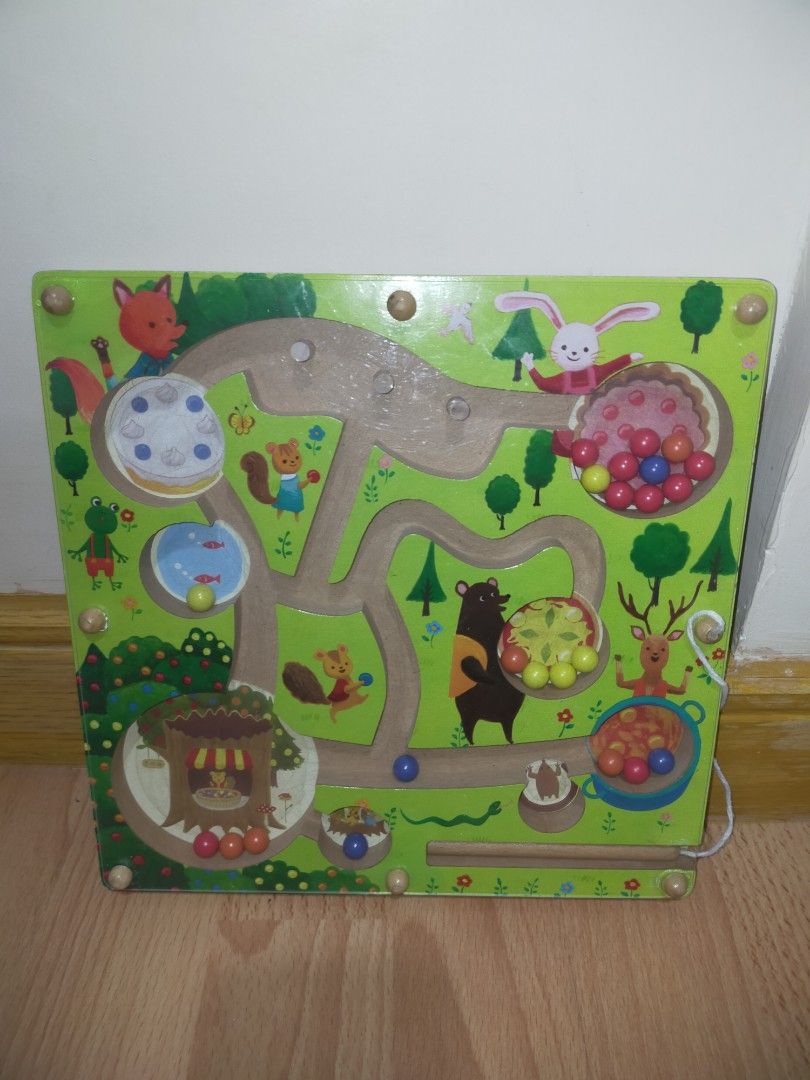Wooden Magnetic Maze, Hobbies & Toys, Toys & Games on Carousell