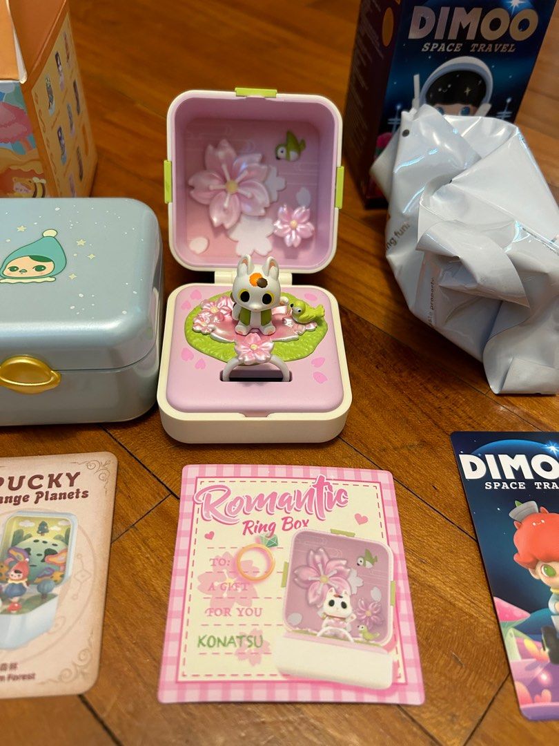 wts popmart pucky, ring box, dimoo, Hobbies & Toys, Toys & Games on ...